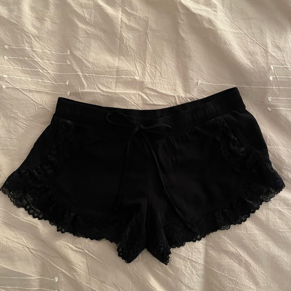 La SENZA | Intimates & Sleepwear | La Senza Black Lace Trim Pj Short ...